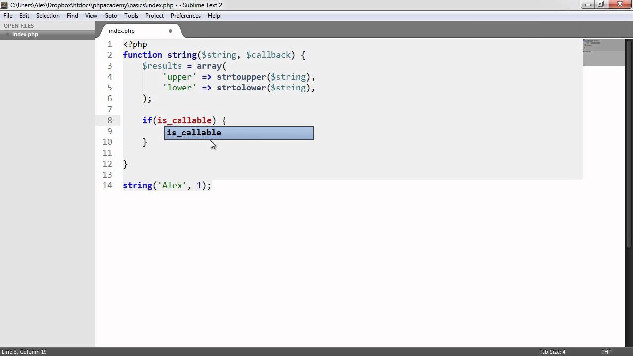 Learn Php Callbacks Youtube