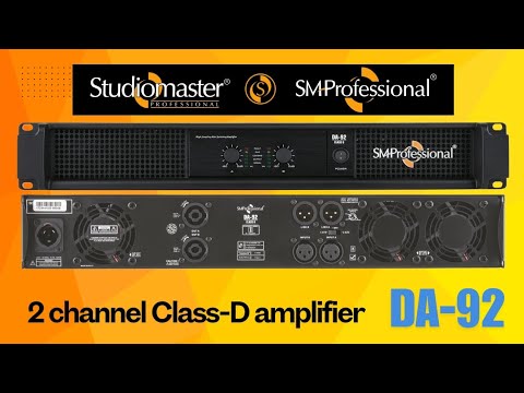 Studiomaster Professional Class D Amplifier 2 Channel 4 Channel