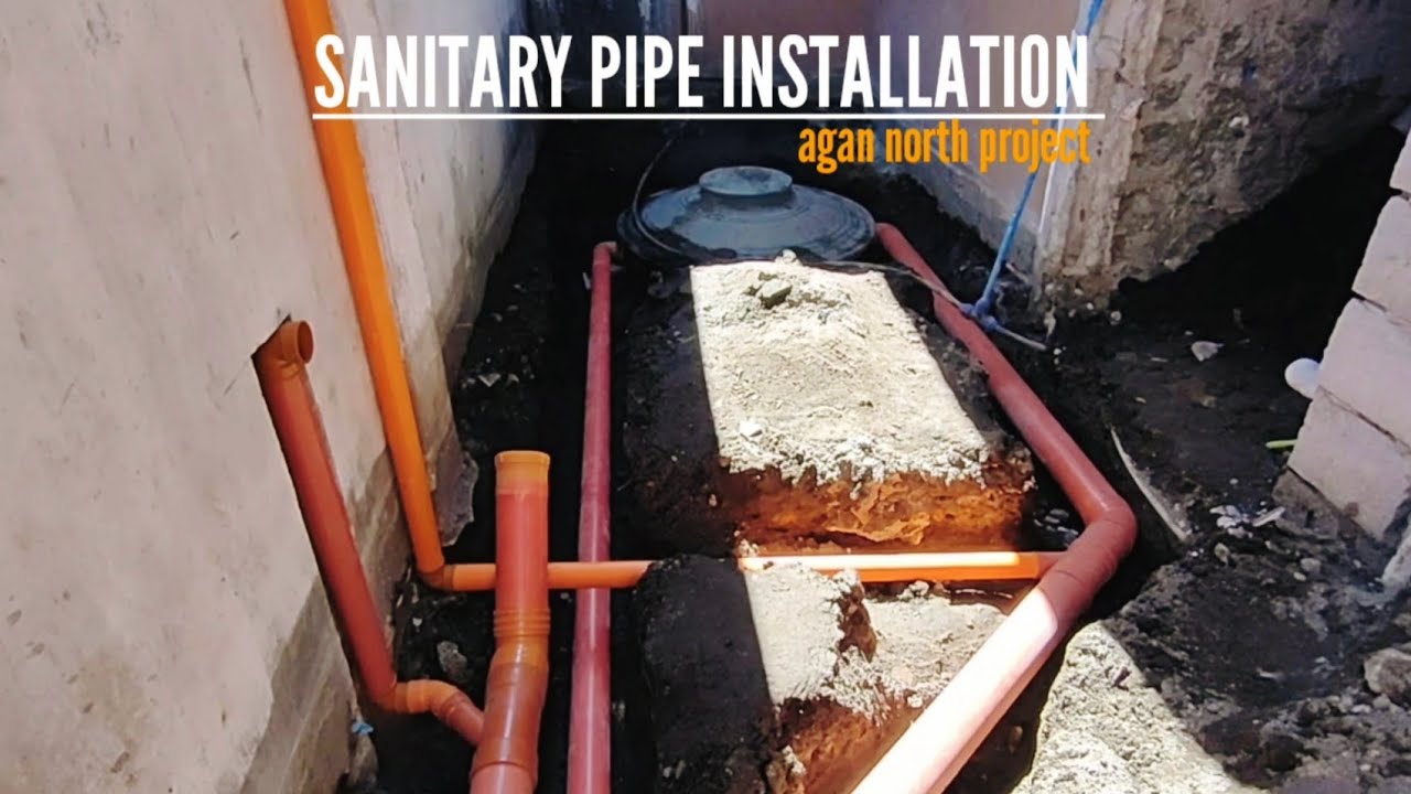 Sanitary Pipe Installation Youtube