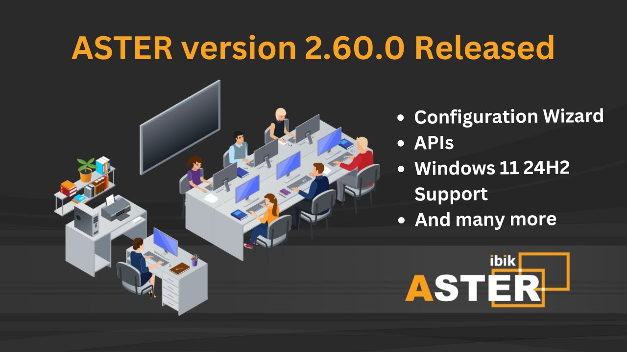 Aster V2 60 0 Released All New Features Configuration Wizard Api