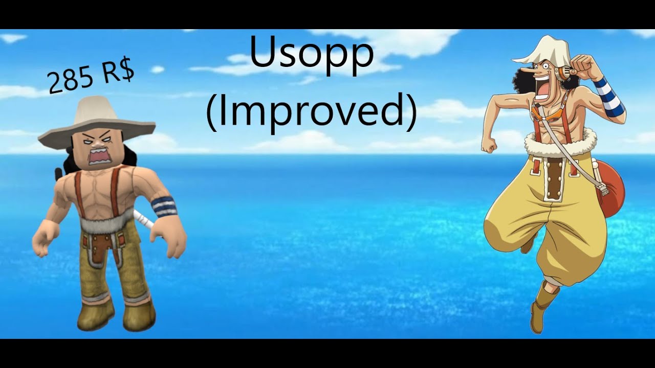 How To Make Usopp In Roblox Youtube