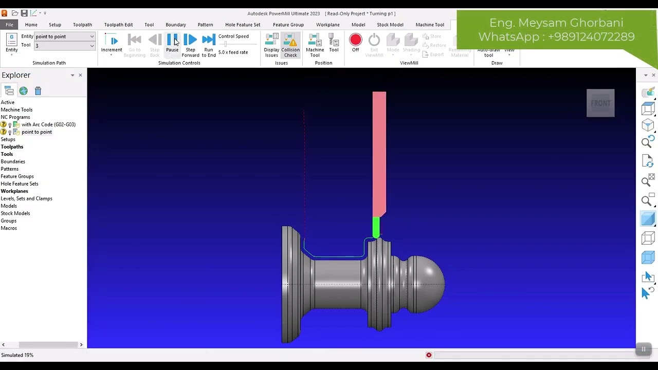 Powermill Turning Post Processor Youtube