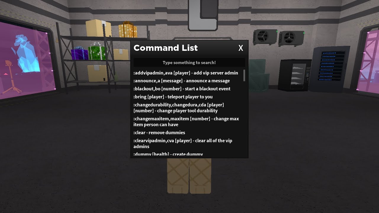 Command List Updated In Kaiju Paradise Youtube