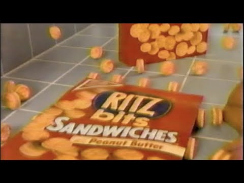 Ritz Bits Peanut Butter Sandwiches Commercial From 1989 Youtube