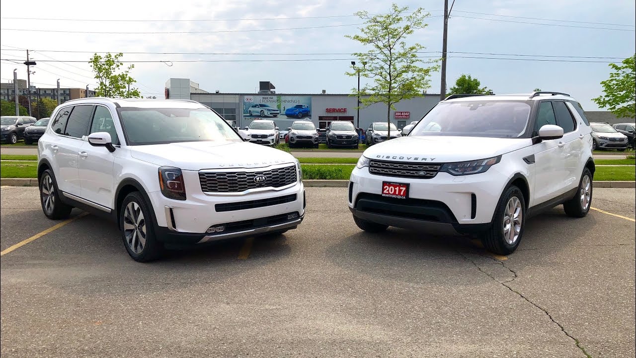 Kia Telluride Vs Land Rover Discovery Comparison Review Youtube
