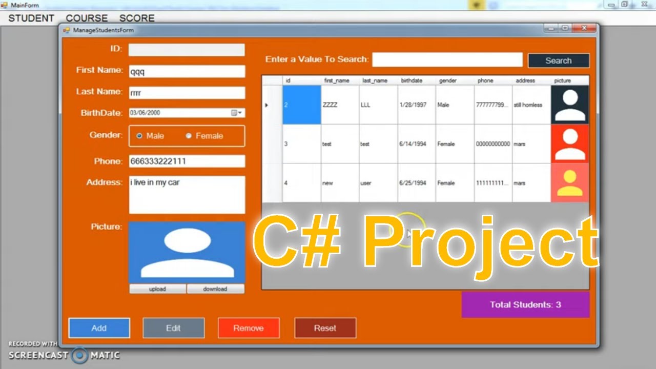 C Tutorial Complete C Project Tutorial With Source Code