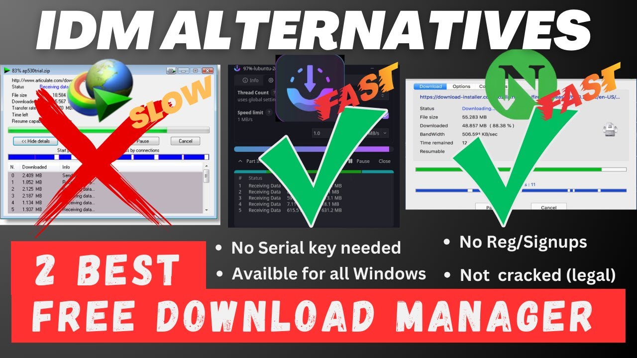 Top Idm Alternatives In 2025 100 Free Beginner Friendly Youtube