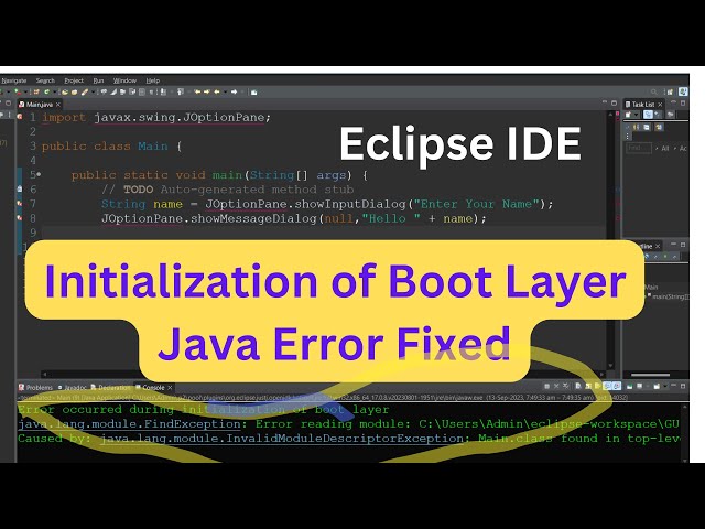 Java How To Fix Eclipse Ide Run Configuration Problem Occurred