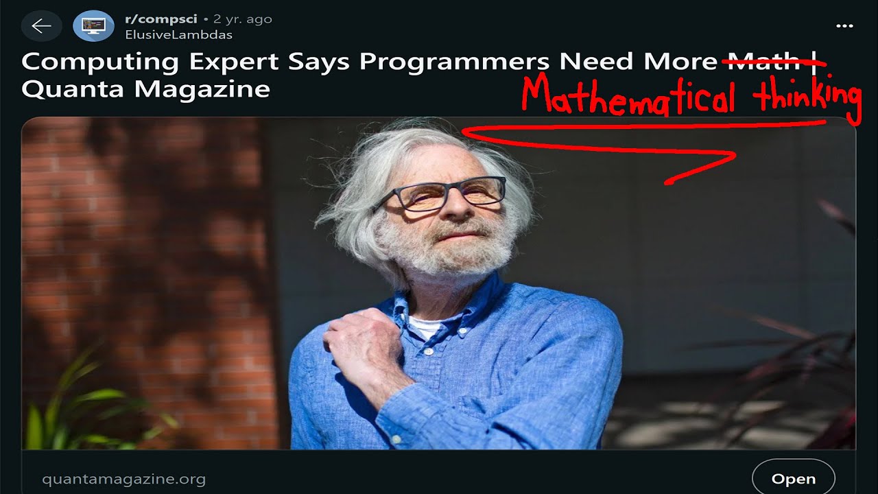 Programmers Need More Math Youtube