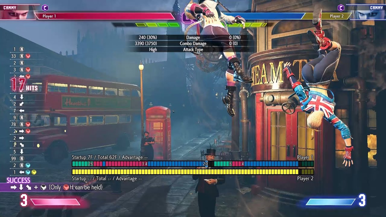 Sf6 Cammy Easy Combo Youtube