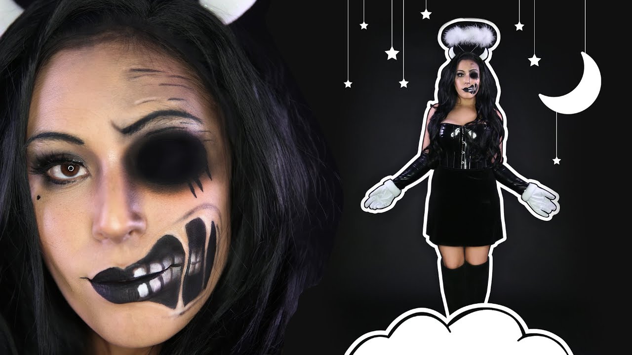 Alice Angel Cosplay Bendy And The Ink Machine Diy Costume Youtube