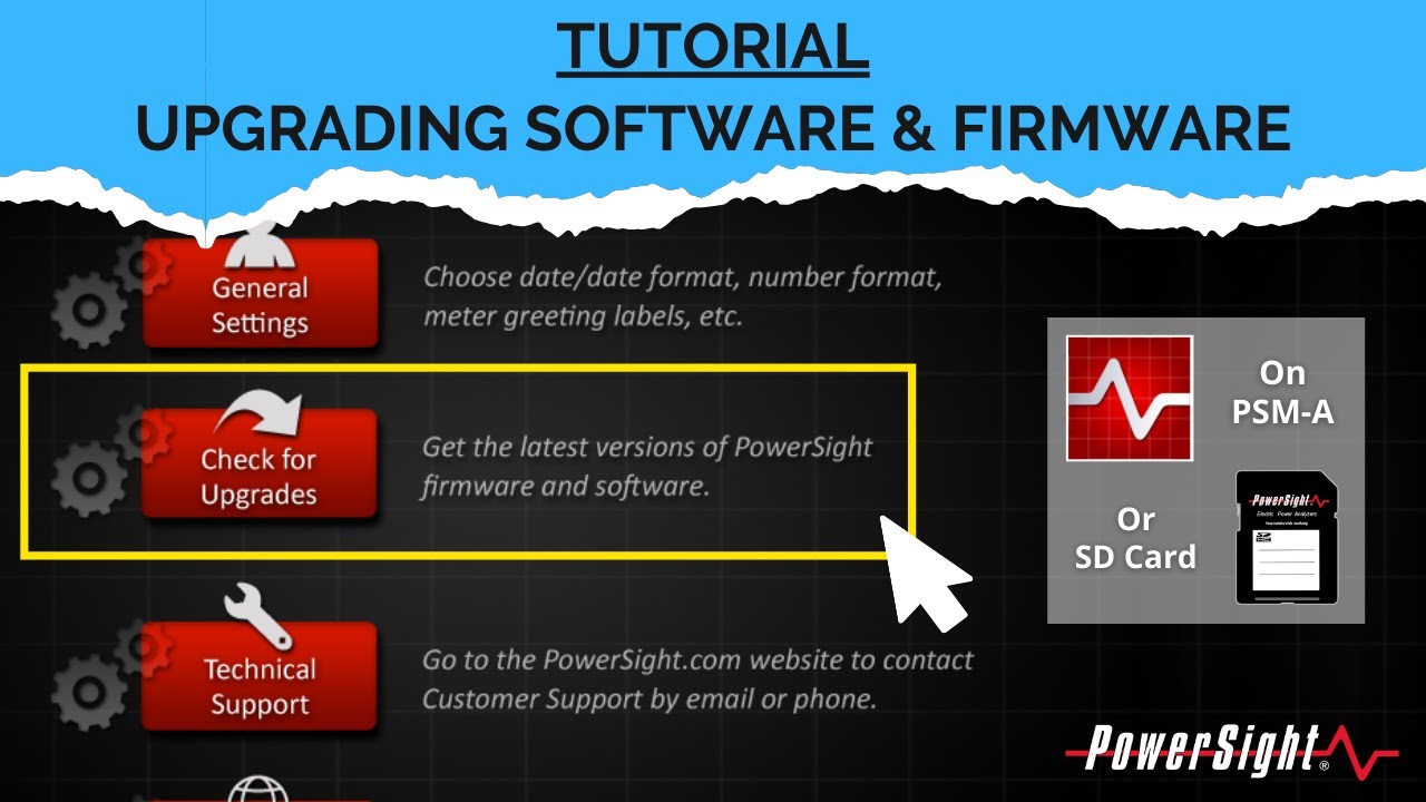 Upgrading Software Firmware Youtube
