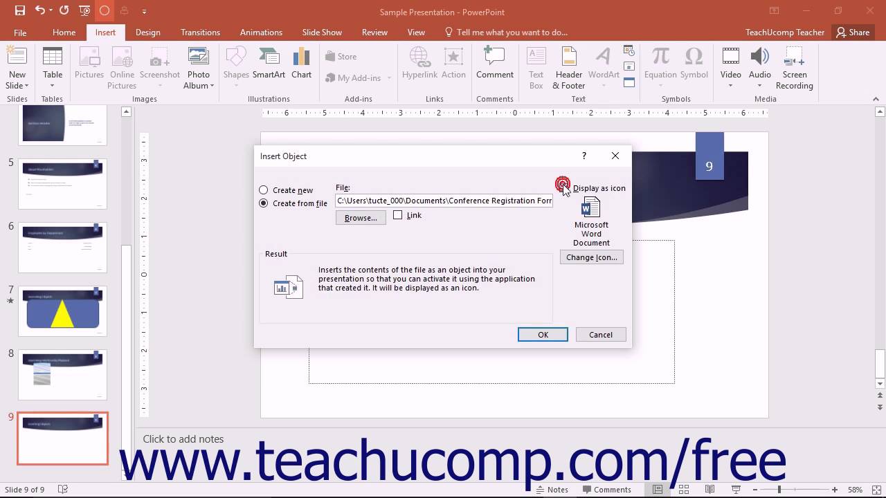 Powerpoint 2016 Tutorial Inserting Objects Microsoft Training Youtube