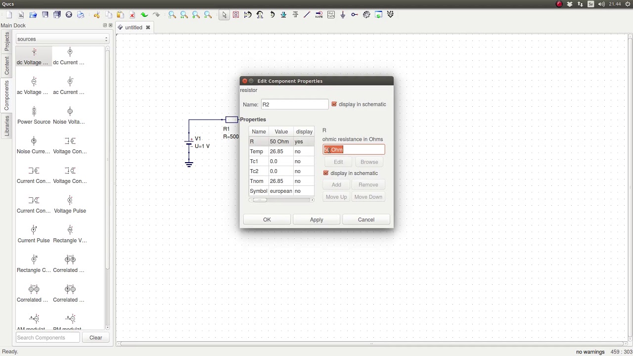 Qucs Tutorial 1 Youtube