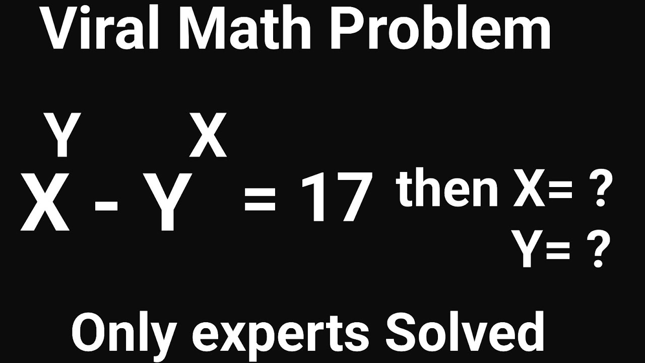 Viral Math Problem Maths Olympiad Problem Youtube