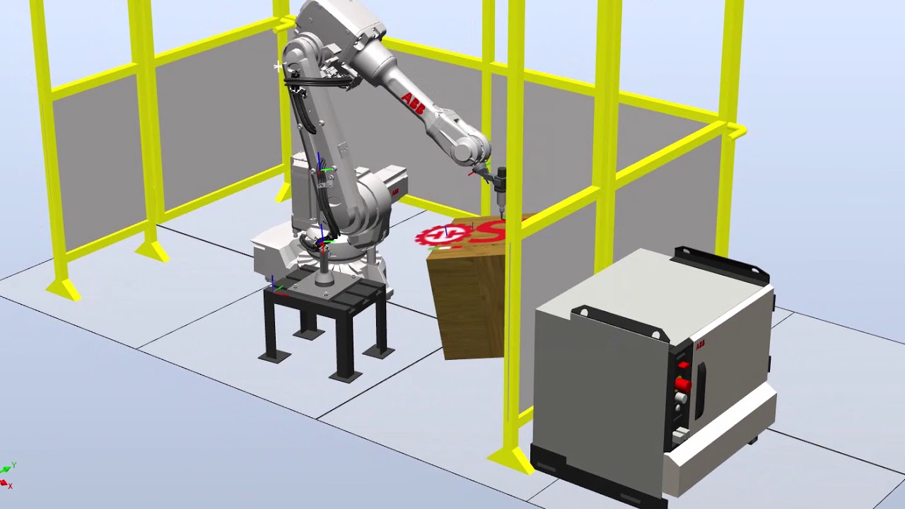 Abb Robotstudio Irc5 Coordinate Systems Youtube