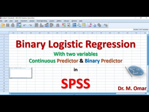 Binary Logistic Regression With Two Variables Continuous And Binary In