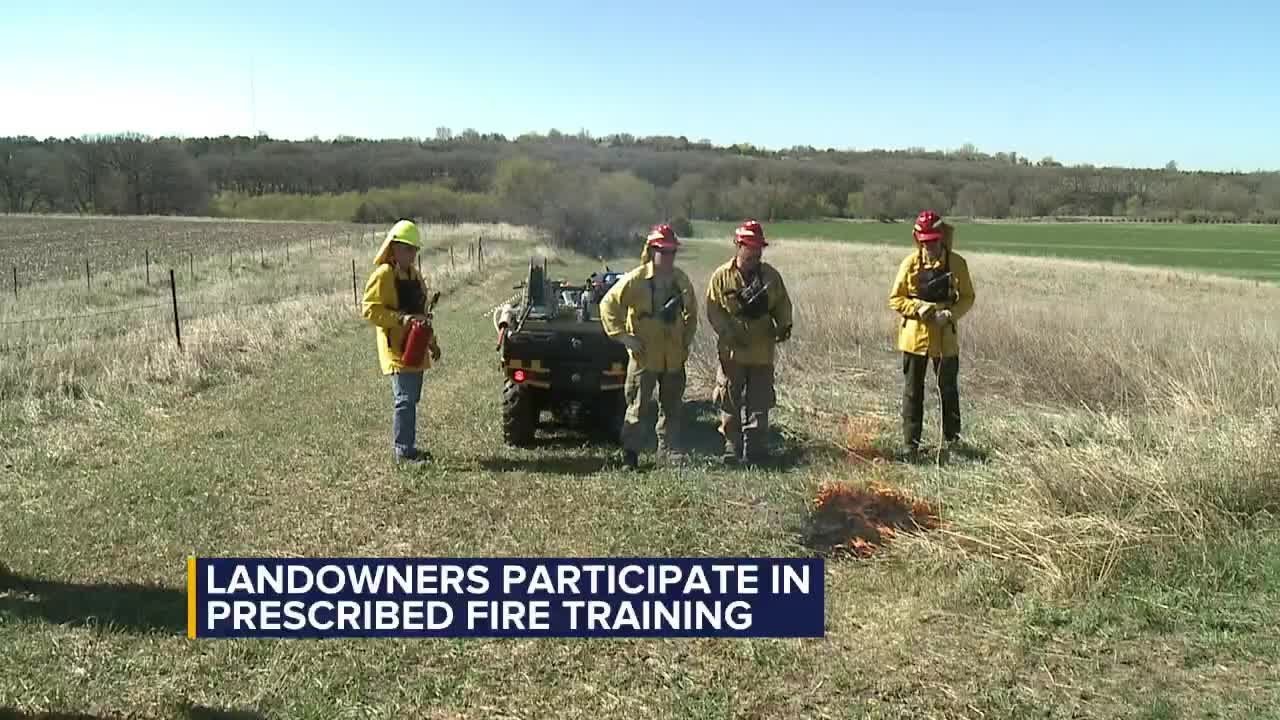 Landowners Participate In Prescribed Fire Training Youtube