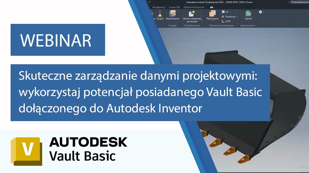 Zarządzanie Danymi W Vault Basic Dołączonym Do Autodesk Inventor