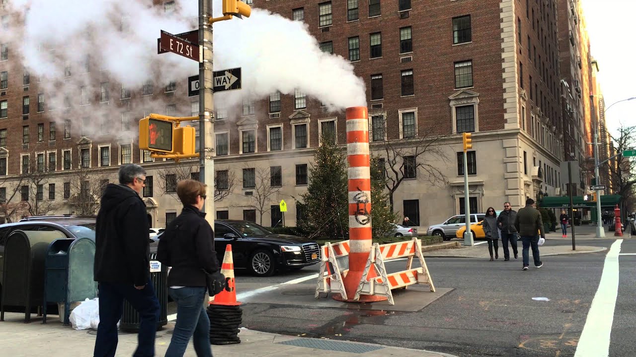 New York City Steam Stack E 72nd St And Park Ave Youtube