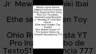 Skibidi Sigma Pomni Digital Fortnite Chamba Free Gigachad Gracioso ...