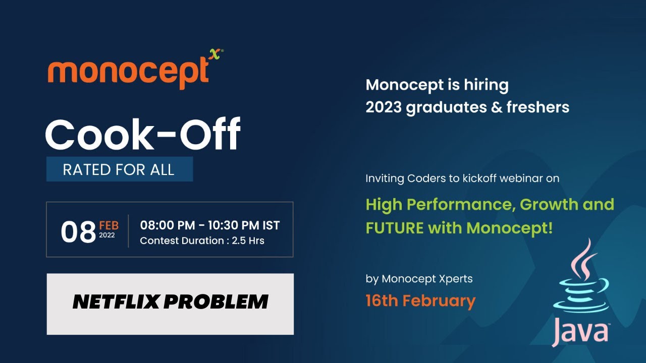 Netflix Problem Code Netflix Code Chef Solution In Java Lwc Youtube