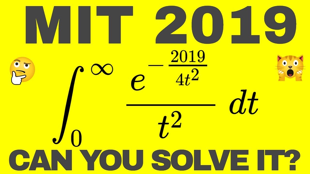 Mit Integration Bee 2019 8 Youtube