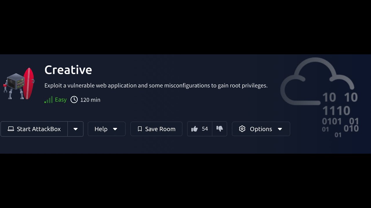Creative Ctf Walkthrough Tryhackme Youtube