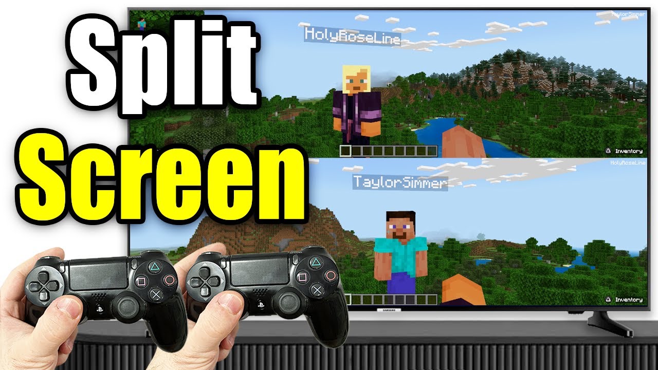 How To Play Minecraft Split Screen On Ps4 Easy Guide Youtube
