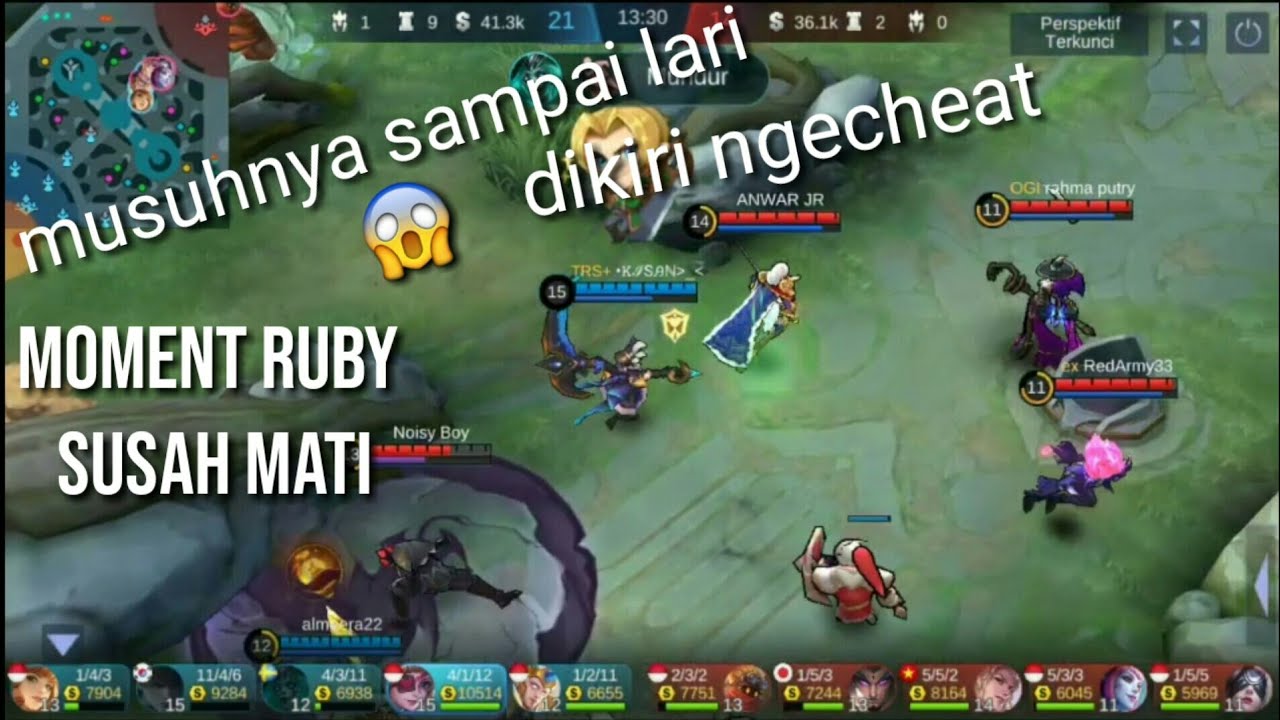 Moment Ruby Susah Mati Mobile Legends Bang Bang Youtube
