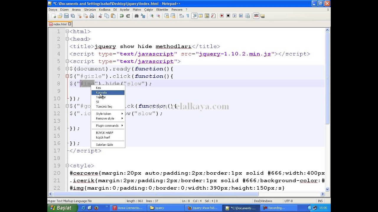 Jquery Slideup And Slidedown Method Youtube