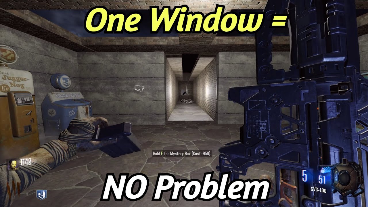 One Window Challenge On Bo3 Zombies Youtube