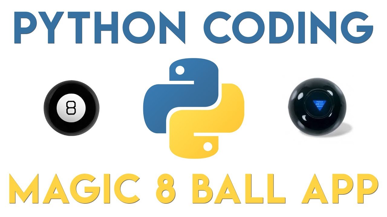 Python Tutorial Magic 8 Ball Youtube