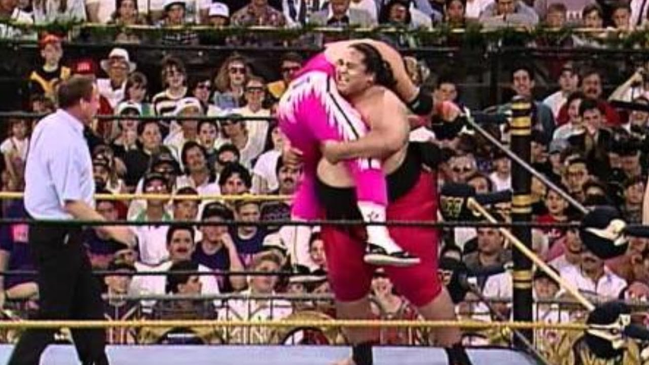 Yokozuna Defeats Bret Hart At Wrestlemania Ix Youtube