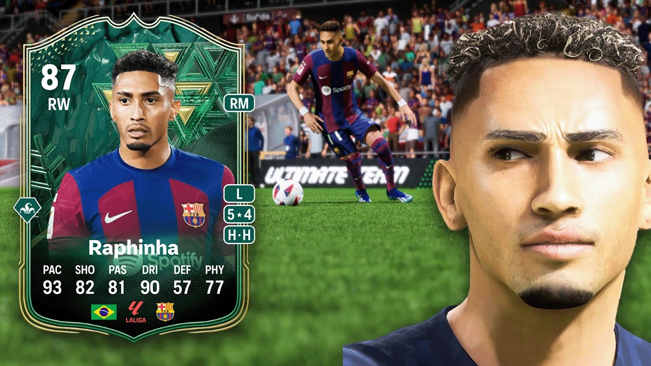 87 Winter Wildcard Raphinha Is Meta In Ea Fc 24 Youtube