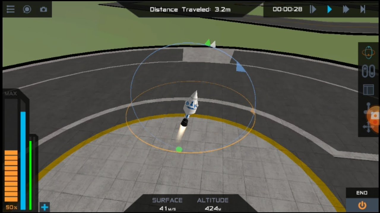 Simplerockets 2 8 Optimum Trajectory Flight Challenge Youtube