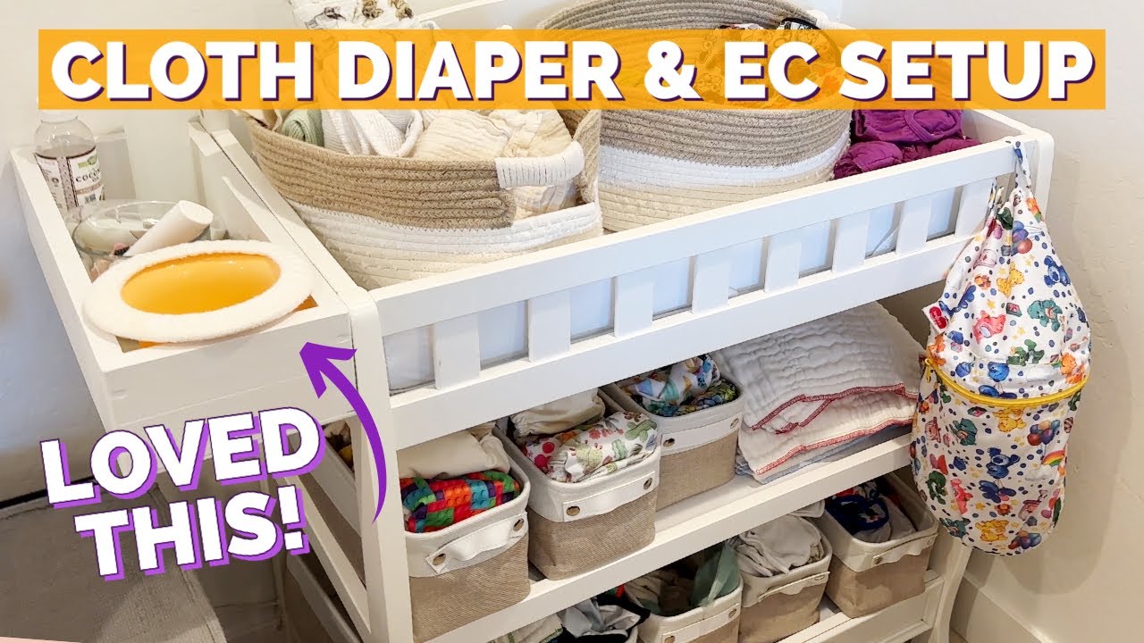Our Setup Cloth Diapers Ec Bed Sharing Youtube