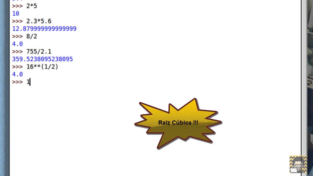 Programación Python Operaciones Básicas Youtube