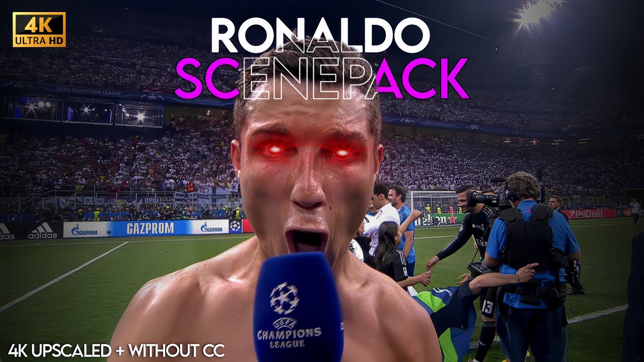 Rare Ronaldo Scenepack 4k 60fps Upscaled Without Cc Youtube