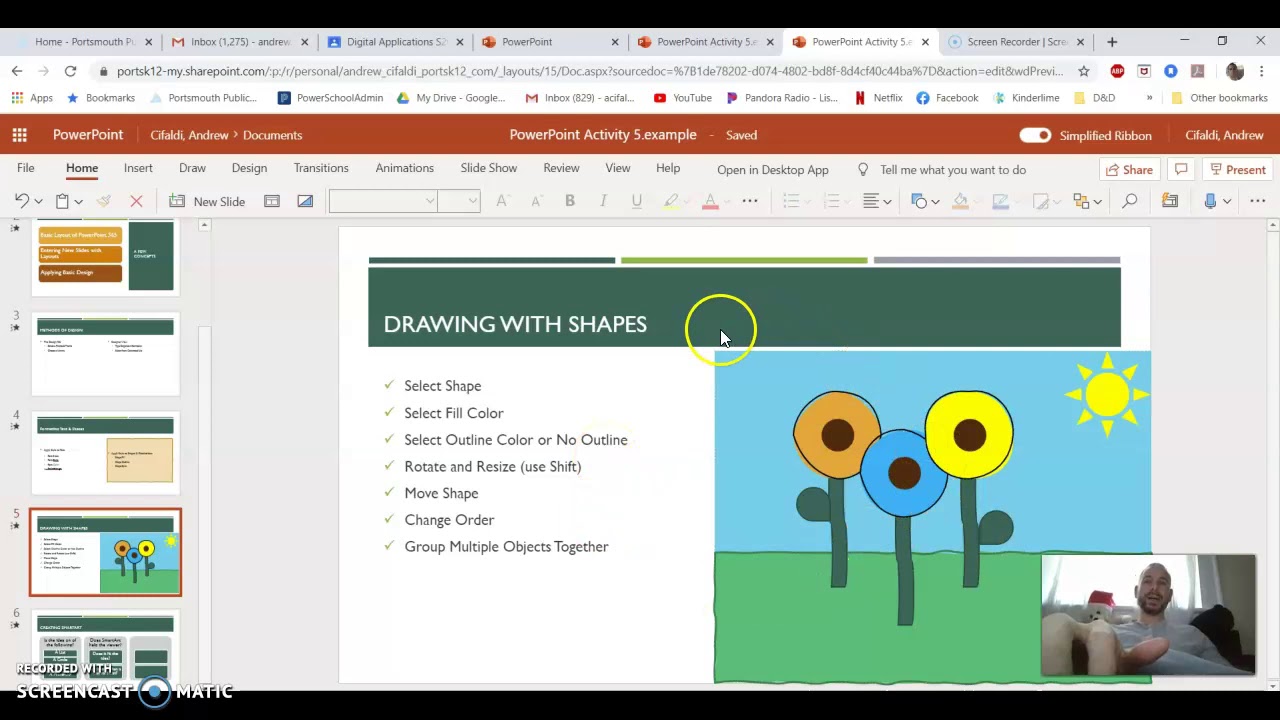 Powerpoint Assignment 5 Part 1 Youtube