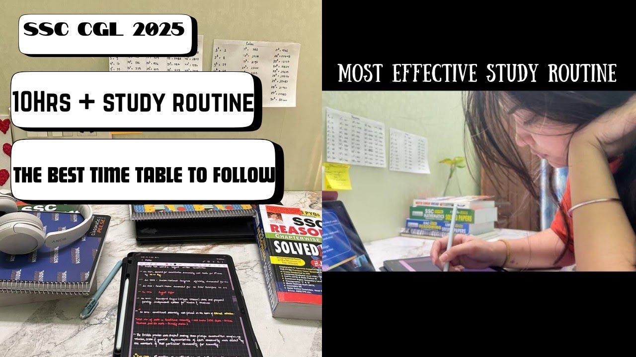 Ssc Cgl Aspirant Study Vlog 2025 Youtube