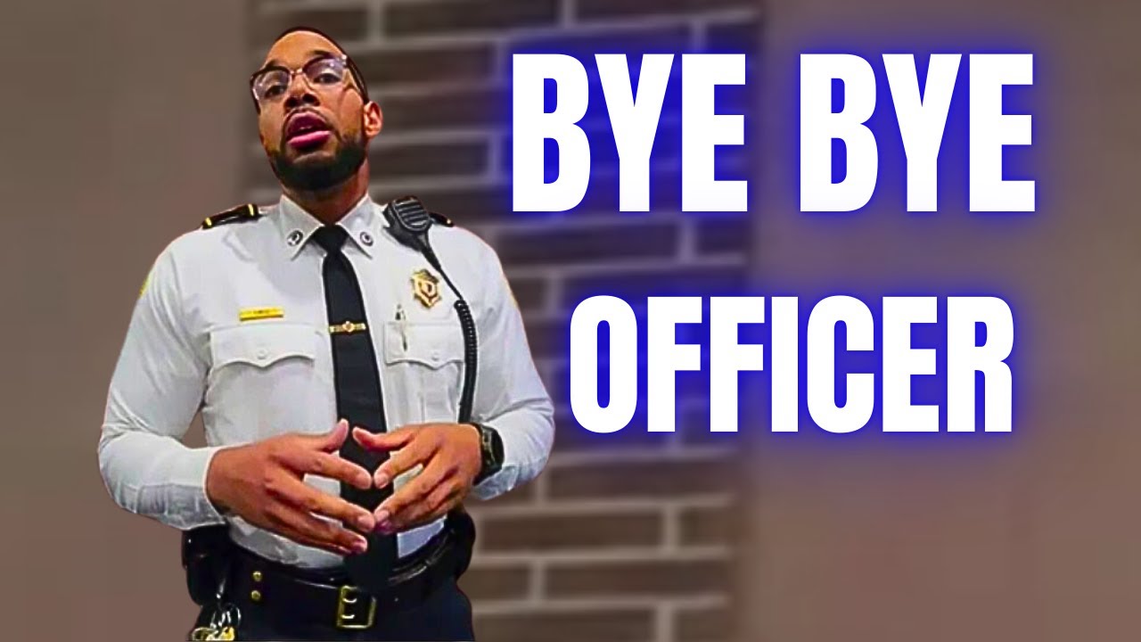 Cop Dismissed In 40 Seconds By Clever Citizen Satisfying Youtube