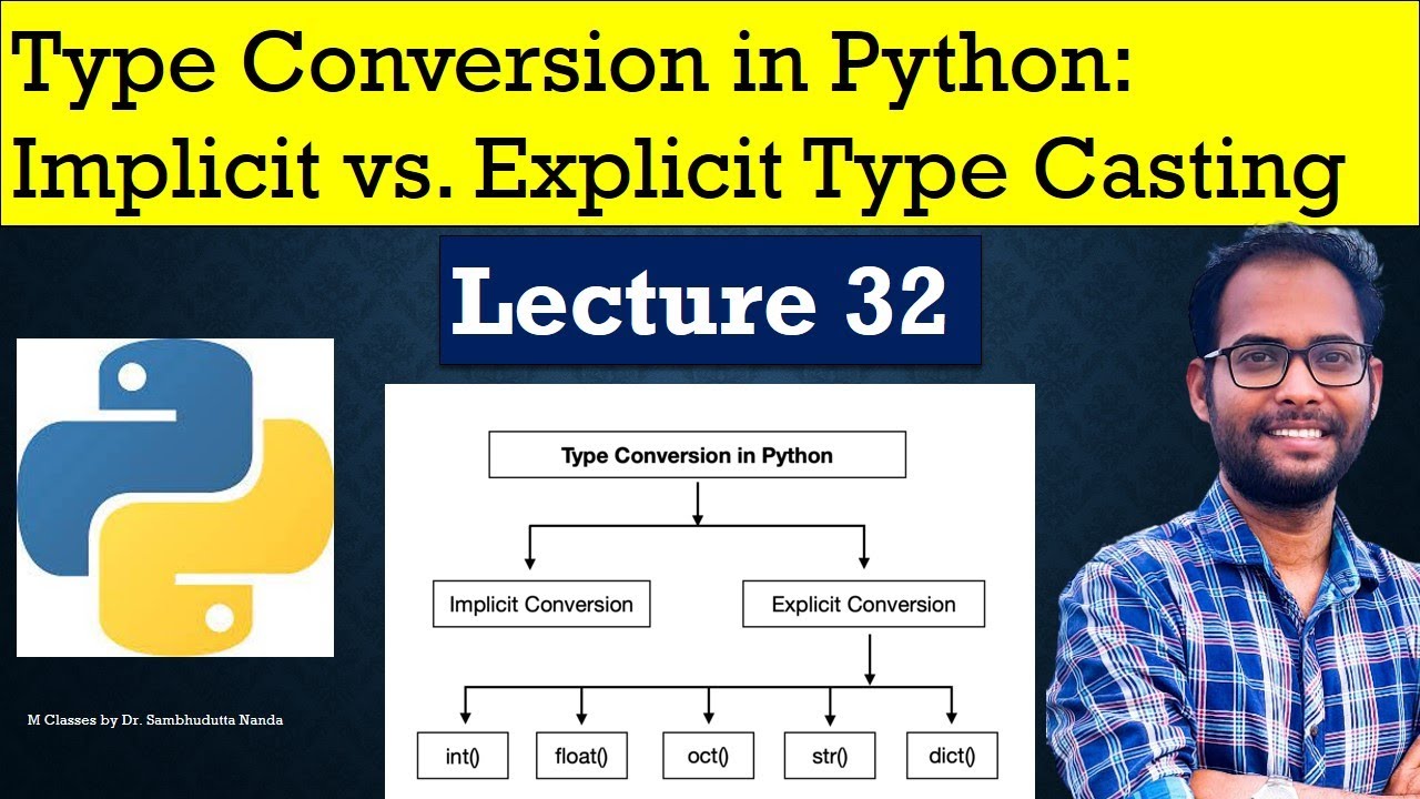 Type Conversion In Python Implicit Vs Explicit Type Casting Python