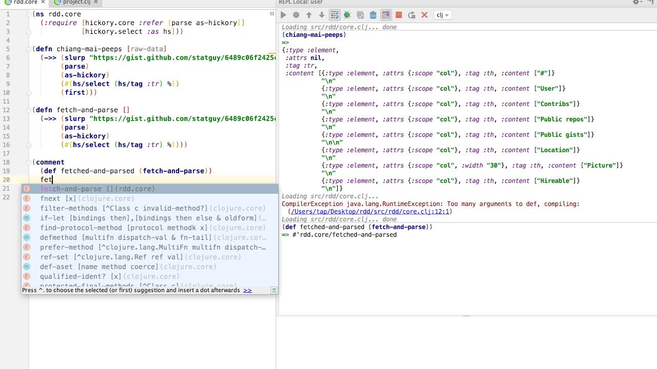 Clojure Workflow Ep 1 Repl Driven Development Youtube