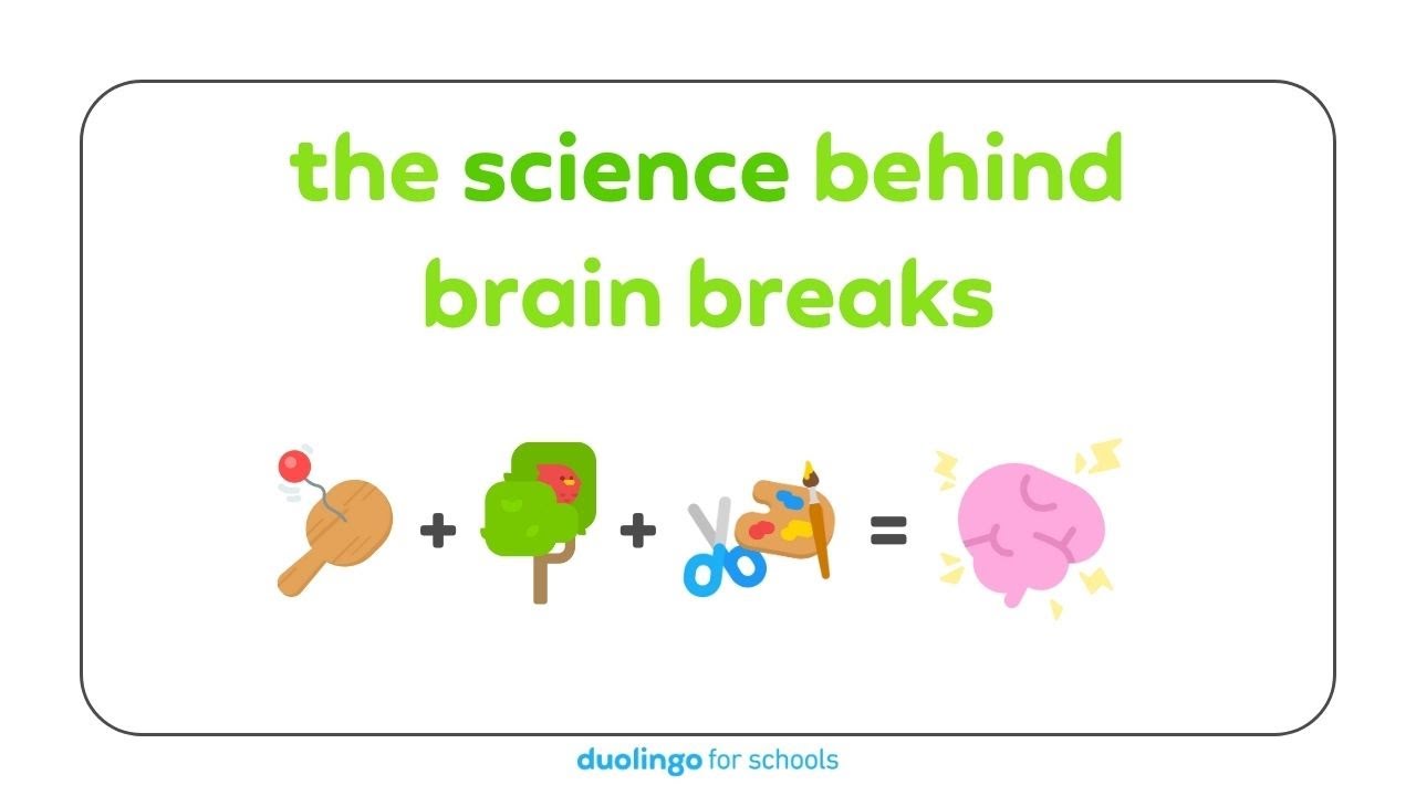 Duolingo For Schools Pd The Science Behind Brain Breaks Youtube