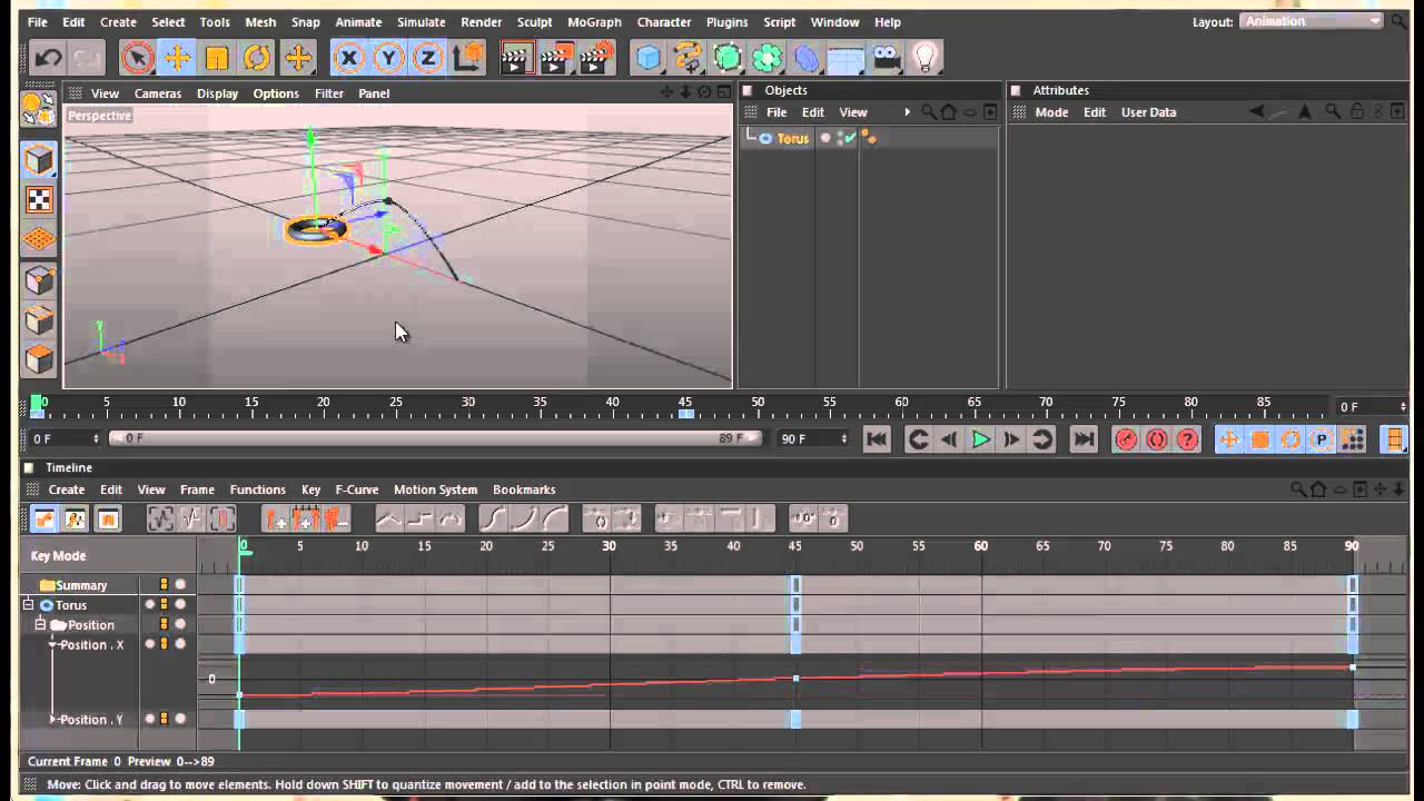 How To Work With Keyframes In Cinema 4d Youtube