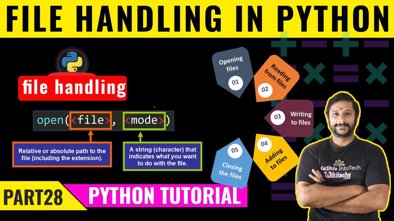 28 рџђќfile Handling In Python File Handling In Python Programming