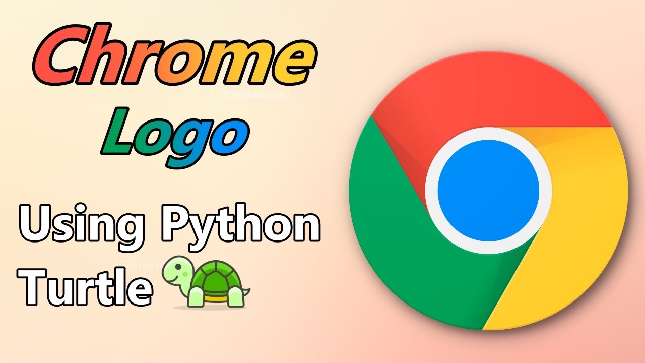 How To Draw Chrome Logo Using Python Turtle Chrome Python Chrome