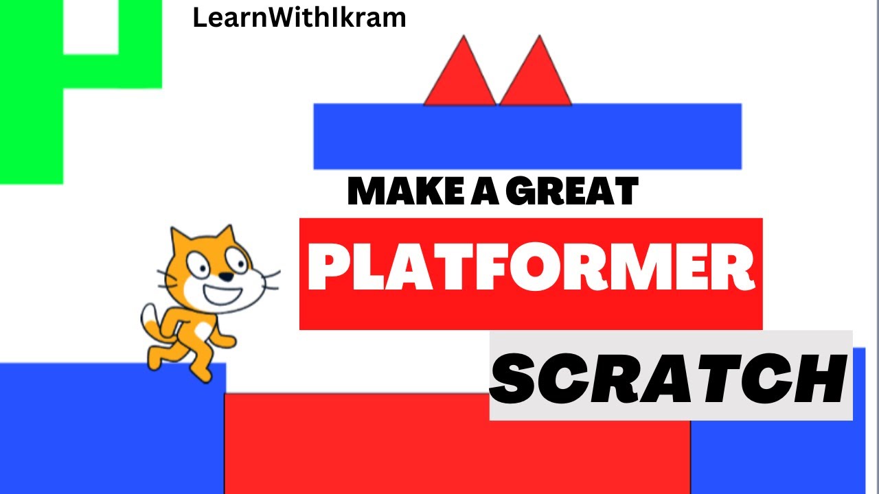 Code A Platformer Game Scratch Tutorial Youtube