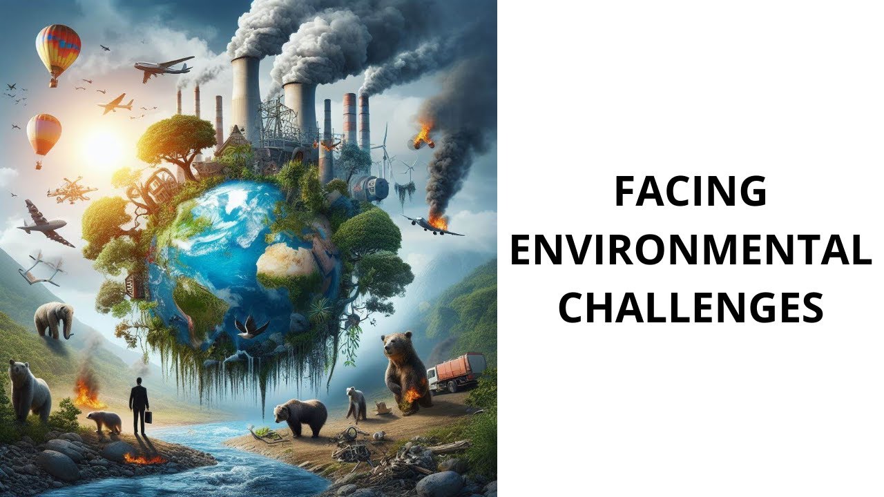 Facing Environmental Challenges Climate Change Pollution 56 Off Free